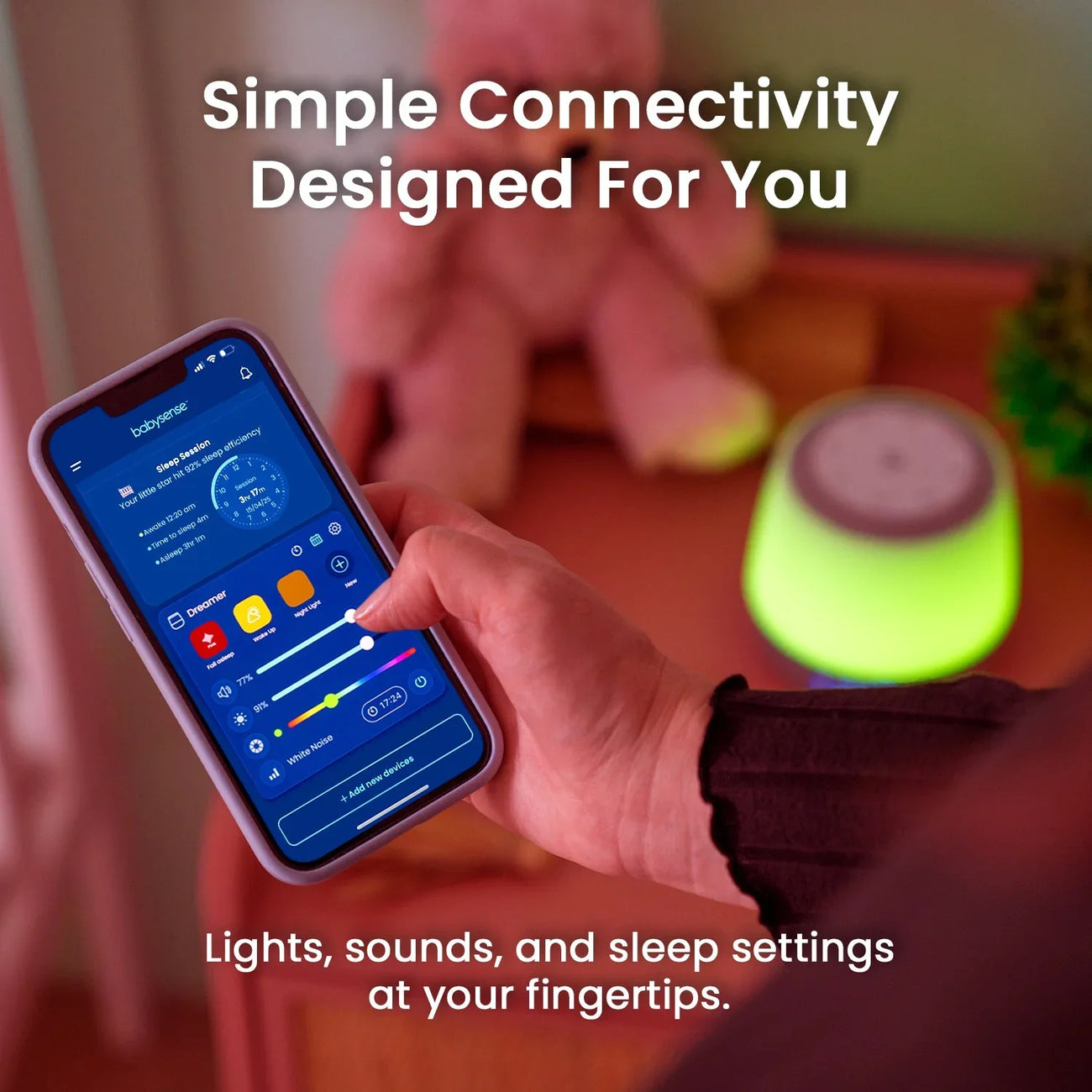 Babysense Dreamer Night Light & Sound Machine