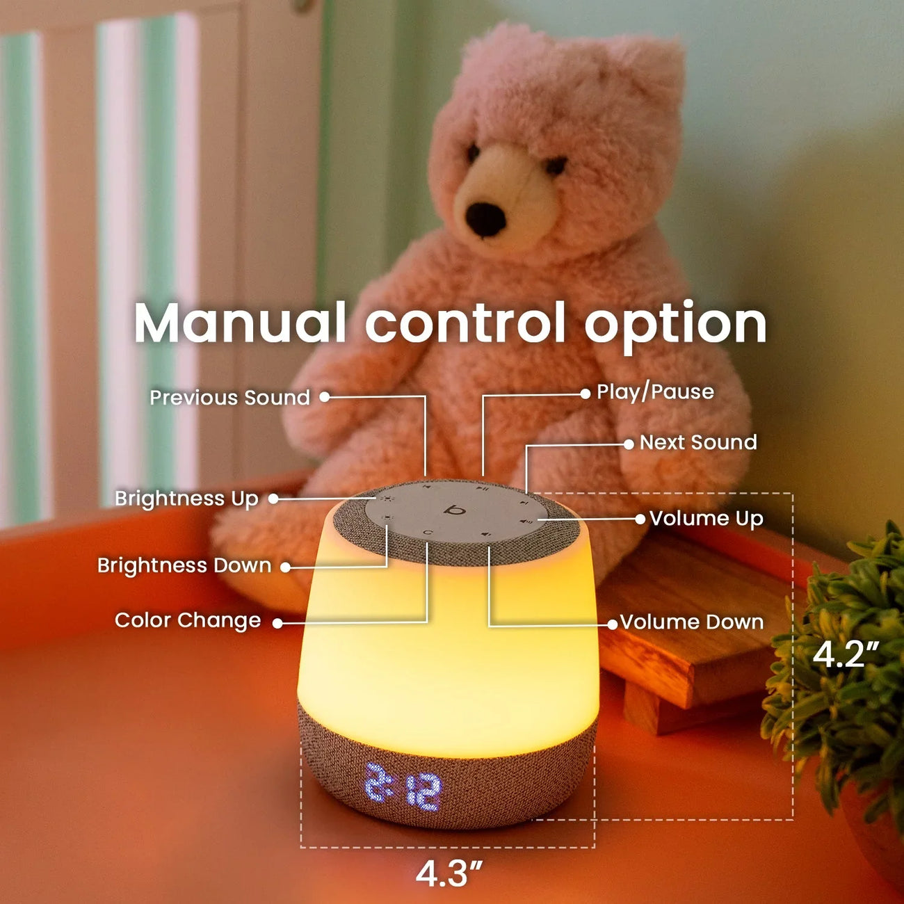Babysense Dreamer Night Light & Sound Machine