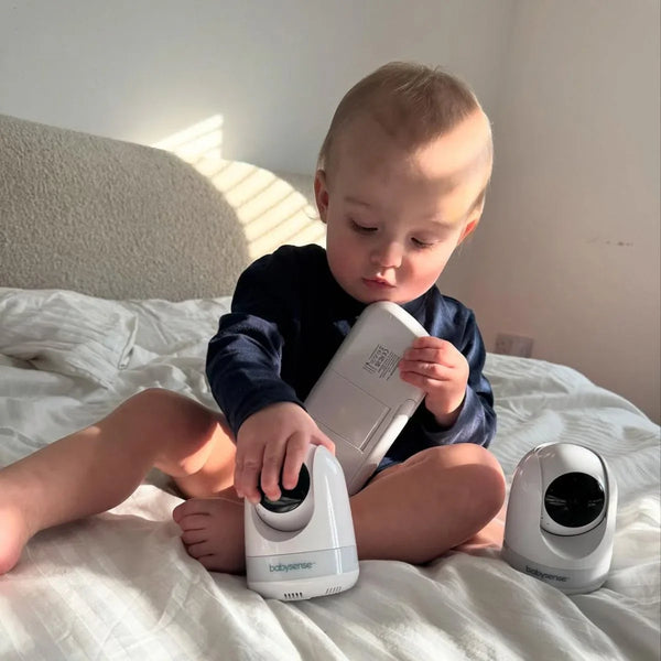 Babysense Max View: Video Baby Monitor with 2 Cameras, Split Screen ...