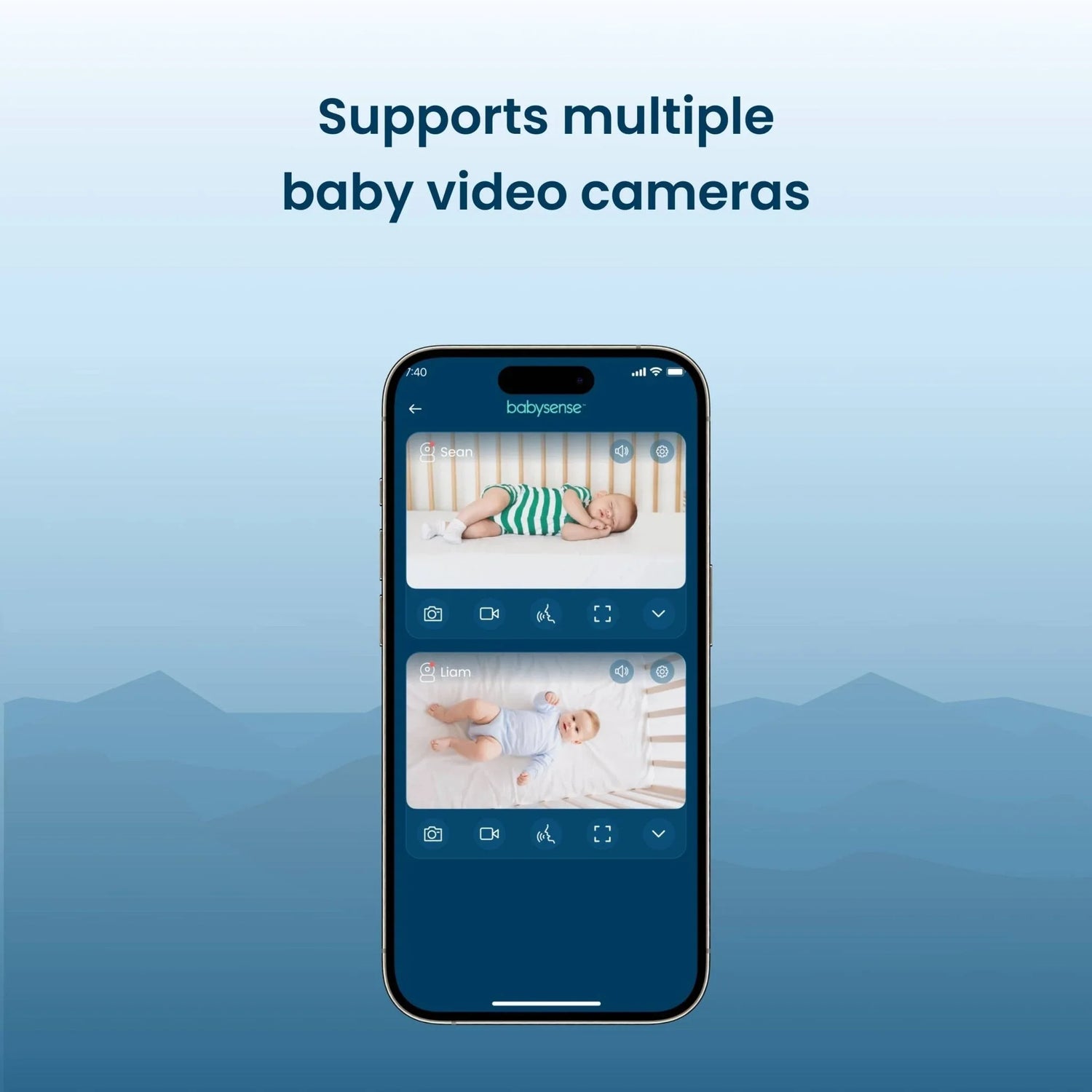 Babysense Smart Nursery: Video Baby Monitor, Breathing Motion with Saf