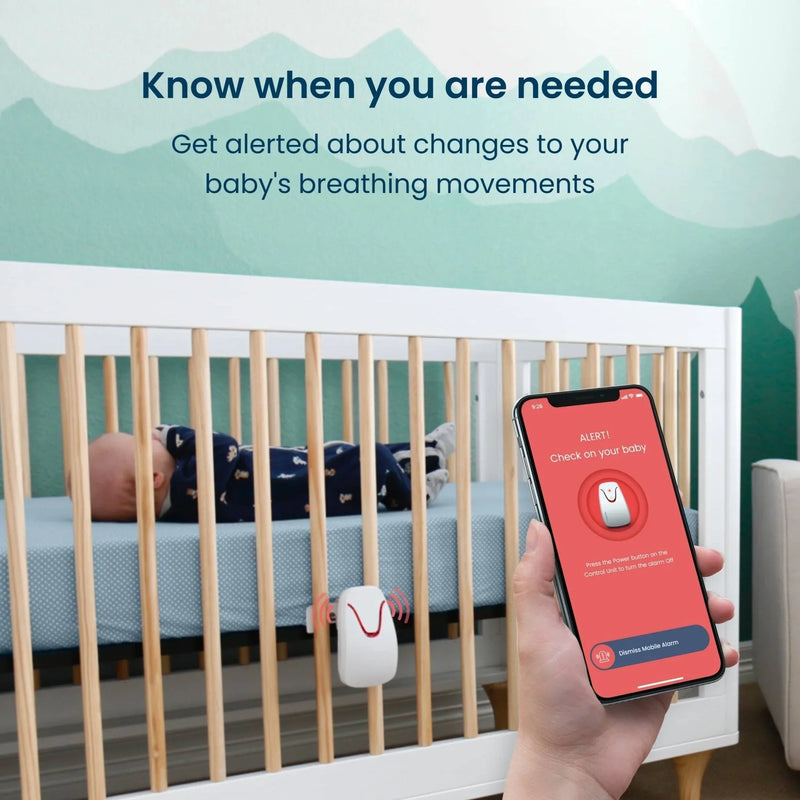 Babysense Safe Sleep Smart Nursery: Video Baby Monitor, Breathing Moti