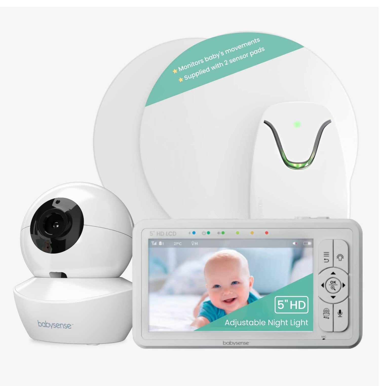 Babysense True Sleep: Best Baby Monitor with Camera & Breathing ...